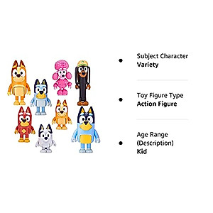 Wise Friends Wolfs Family Toys Playset of 8 PCS, Wolves Action Figures Family and Friends: Articulated Toy Set; Bingo, Bandit (Dad), Chilli (Mum), Coco, Snickers, Rusty and Muffin Official Collectabl