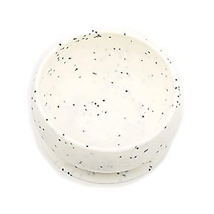 Bella Tunno Wonder Bowl - Silicone Suction Bowl for Toddlers and Baby Bowls, Microwave and Dishwasher Safe Food-Grade BPA Free Silicone, Off-White