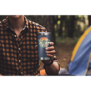 NewEleven 50th Birthday Gifts For Men Women - 1974 50th Birthday Decorations For Men Women - Gifts For Men Women Turning 50-50 Year Old Gifts For Men, Women, Mom, Dad, Wife, Husband - 20 Oz Tumbler