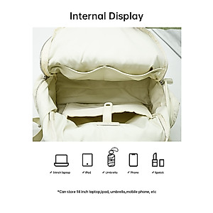 Amazing Song Puffer Quilted Backpack for Women, with Box Designer Waterproof Lightweight Puffy Daypack Travel Work