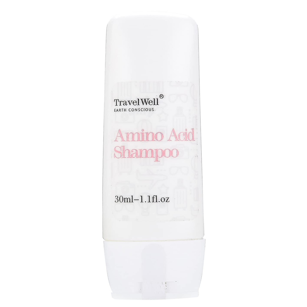 Travel Well Hotel Toiletries Amenities Travel Size Guest Shampoo 1.0 Fl Oz/30ml, Individually Wrapped 50 Bottles per Box