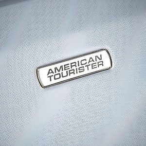 American Tourister Moonlight Hardside Expandable Luggage with Spinner Wheels, Iridescent White, Carry-On 21-Inch