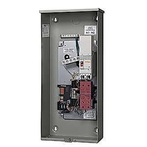 Generac RXSW200A3 200 AMP Smart Transfer Switch - Single Phase Generator Controller - Automatic Power Transfer from Utility to Generator - Digital Power Technology - UL Listed
