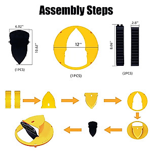 2 Pack Mouse Rat Trap Bucket,5 Gallon Mouse Rat Traps Indoor for Home,Bucket Lid Rat Traps Indoor Outdoor,Reusable Mouse Catching Tool.(Yellow)