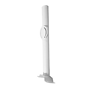 BESPORTBLE 2 Sets Street Light Bracket Wall Decoration Light Bar Mounts Street Light Pole Light Pole Replacement Parts Street Lights Rod Support Pole Solar Spot Light Pole Metal White