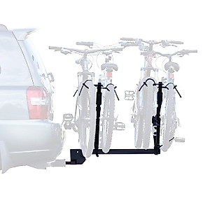 Let's Go Aero NEO™-4 Four Bike Hitch Mount V-Rack with Tilt Shank (Model B01014)