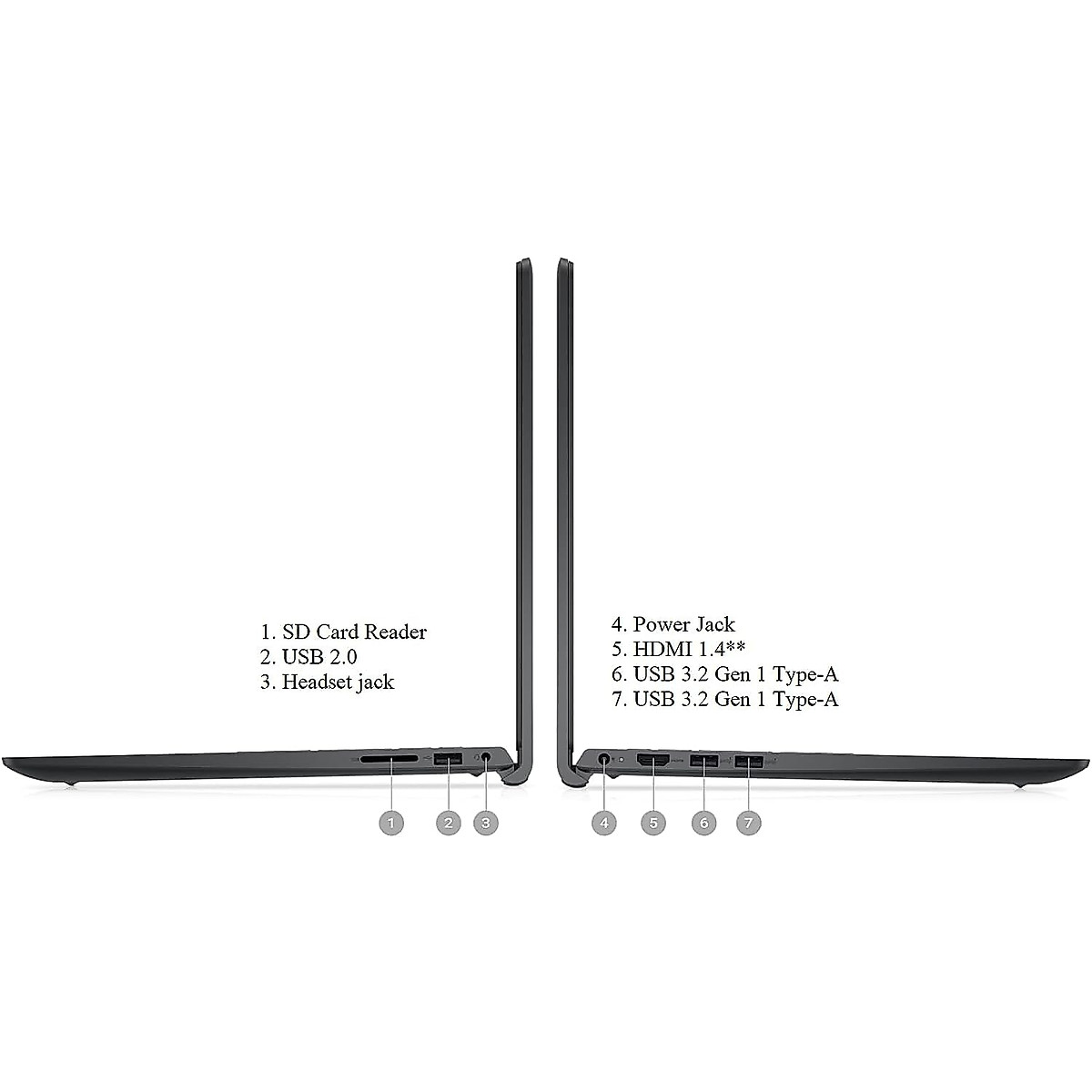 DELL 2023 Inspiron 15 3520 Business Laptop, 15.6" FHD (1920x1080p Intel i3-1115G4 up to 4.1GHz (Beats N4020), UHD Graphics, Carbon Black (12G, 512G SSD, Win 11 Home)