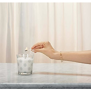 Caldrea Scented Candle, Made with Essential Oils and Other Thoughtfully Chosen Ingredients, 45 Hour Burn Time, Basil Blue Sage Scent, 8.1 oz