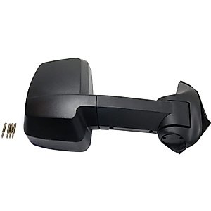 Kool Vue Mirror Set Compatible with 2003-2014 Ford E-150, 2003-2005 E-150 Club Wagon, 1992-2002 E-150 Econoline, Towing, Manual Adjust, Manual Fold, Single Arm, Fits 4-Bolt Mirror Only