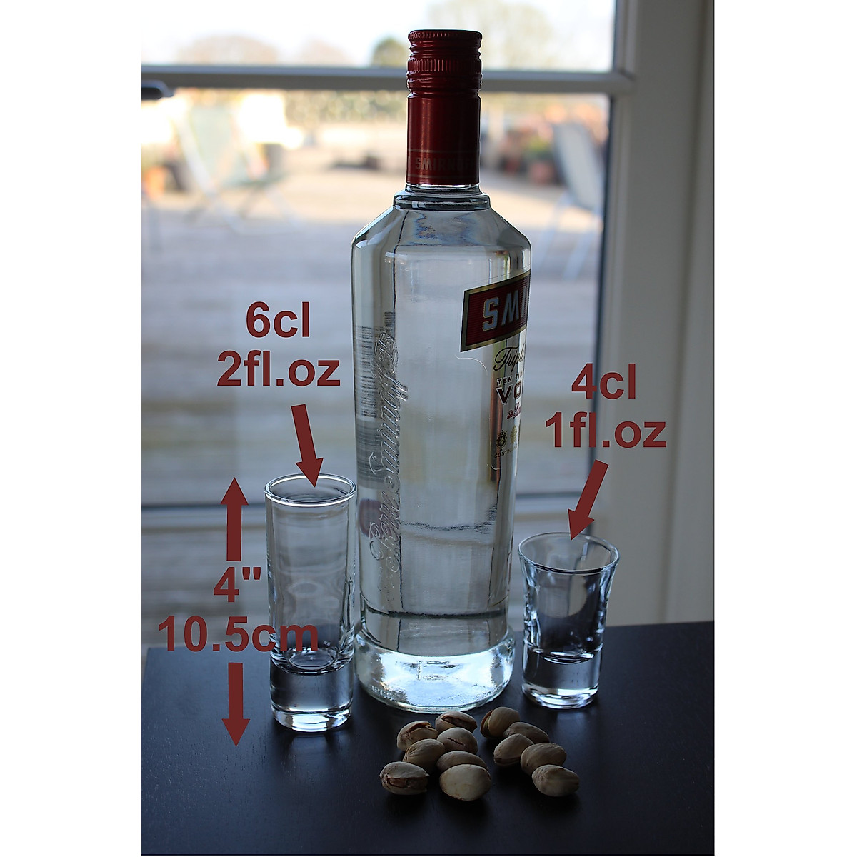 Music Symbol shot glasses (set 4)