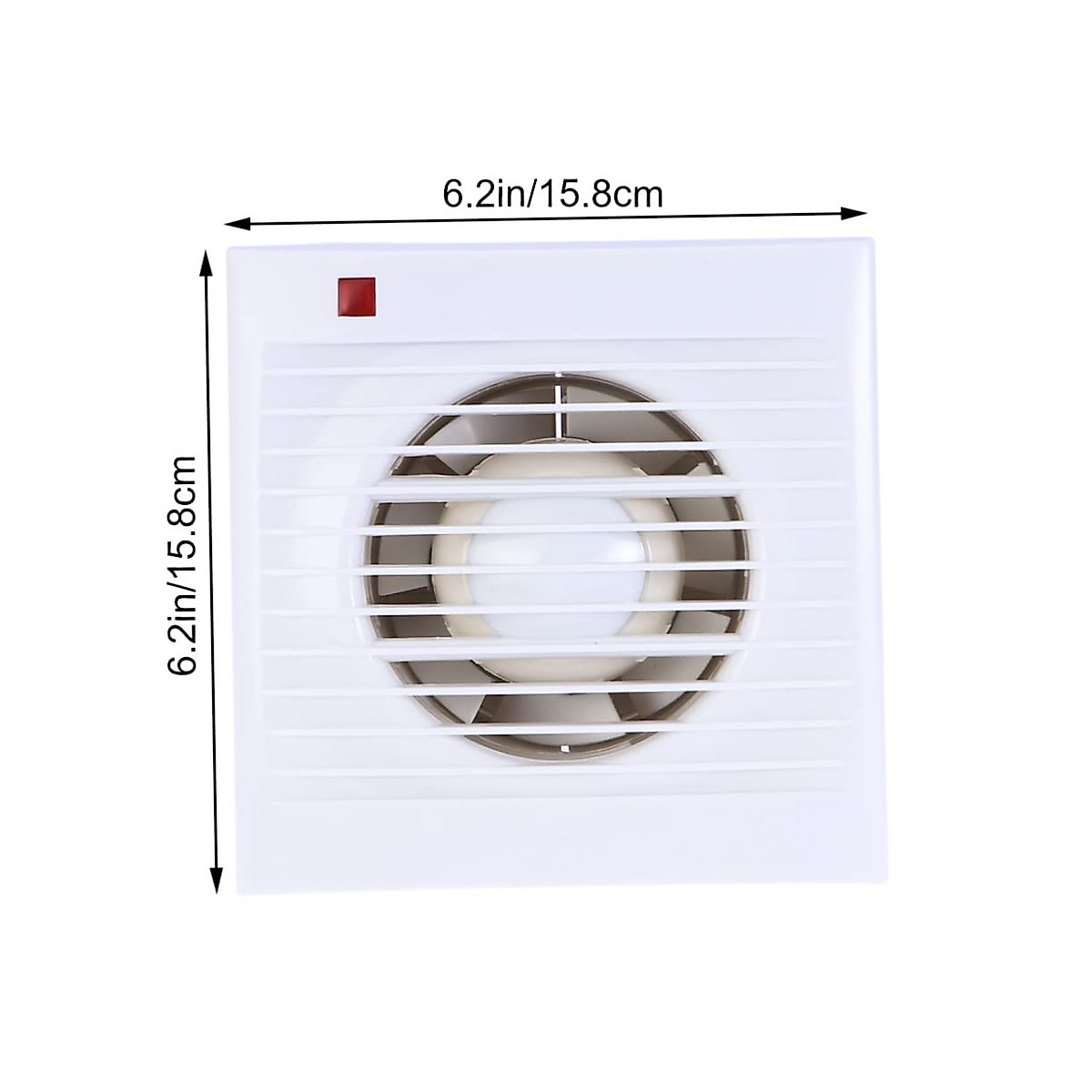 Zerodeko 2pcs Household Fans Exhaust Bath Fan Household Ventilation Fans Exhaust Fan with Louvers Electric Bathroom Fan Wall Exhaust Fan Bathroom Exhaust Fan Kitchen Wall Fan Window