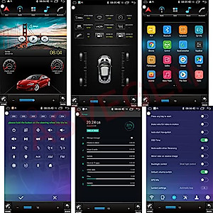 ASVEGEN 12.1 Inch Touch Vertical Screen Android 10.0 Car Stereo GPS Navigation for Land Rover Range Rover Sport 2005-2009, 4+64G