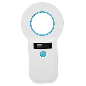 Pet Chip Reader, Portable Animal Tag Reader for 34.2Khz 125Khz, High Brightness Display, Storage Function, Lithium Battery, USB Charging, Stable Performance, Simple Operation