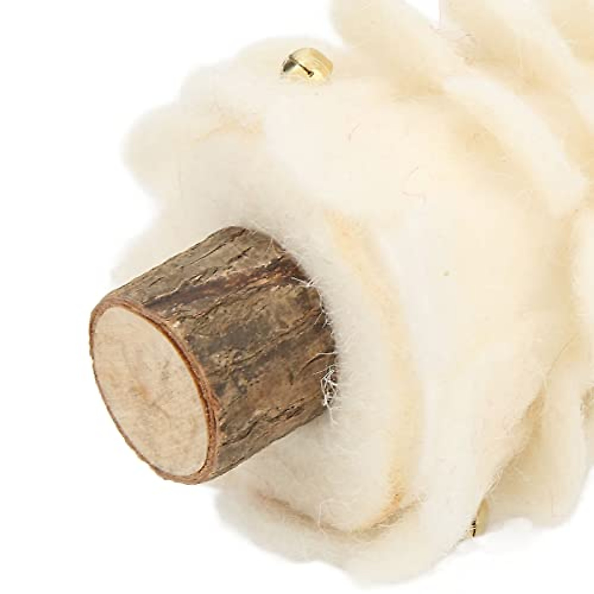 AMONIDA Wool Felt Christmas Tree Xmas Desktop Decoration Holiday Window Scene Green 2023 White Ornament Wool Felt, Log Cute Decorated for Decorative Pendants, Drops & Finials