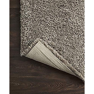 Loloi II Mila Shag Collection MIL-01 Taupe 2'-3" x 3'-9" Accent Rug