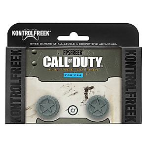 KontrolFreek FPS Freek Call of Duty WWII Heritage Edition for PlayStation 4 (PS4) Controller | Performance Thumbsticks | 1 Mid-Rise, 1 High-Rise Concave | Green