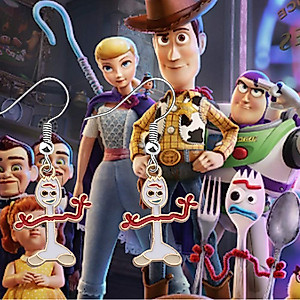 TGBJE Forky Earring, Copper, 18 inches, Polished, Push Back, Nickel Free