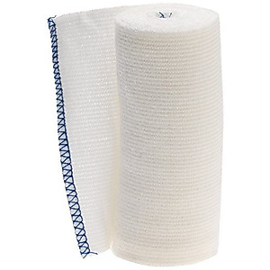 Medline Non-Sterile Swift-Wrap Elastic Bandages with Self-Closure, Ideal for Wound Care, 4" x 5 yd., Pack of 50