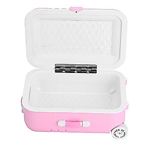 Hztyyier Doll Suitcase, Doll Travel Play Set, Doll Accessories Travel Suitcase Playset Mini Luggage Box Rolling Suitcase for Doll()