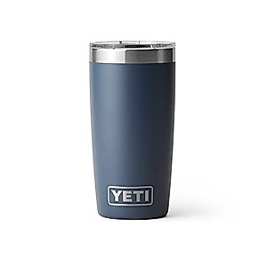 YETI Rambler 10 oz Tumbler, Stainless Steel, Vacuum Insulated with MagSlider Lid, Navy