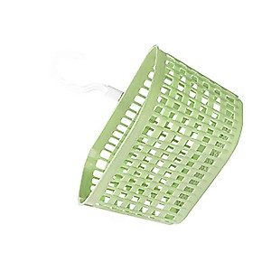 DOITOOL Shower sponge holder Caddy Basket Hanging Shower Caddy Plastic Shower Tote Bathroom Storage Organizer for Shampoo Conditioner Cosmetics Bath Toy Hair Supplies soap holder Green sink candy