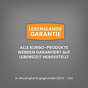 Kurgo Dog Jacket | Reversible Winter Coat for Dogs | Fleece Vest for Pets | Reflective | Wear with Harness | Water Resistant Loft Jacket | For Small Medium Large Pets (Blue/Orange, Large) (K01849)