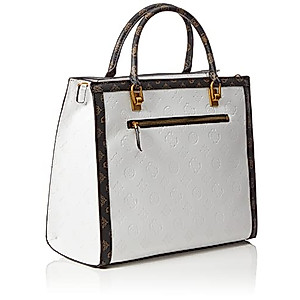 Guess ABEY PB855823 shopper bag white logo, White