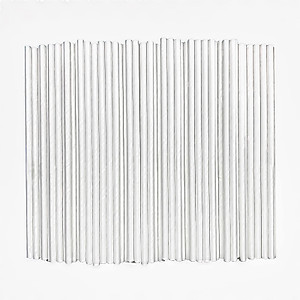 100 White Biodegradable Paper Straws co-Friendly Biodegradable Drinking Straws Bulk for Party Supplies, Bridal/Baby Shower, Birthday, Mixed Drinks, Weddings, Restaurant, Food Service, Drink Stirrer