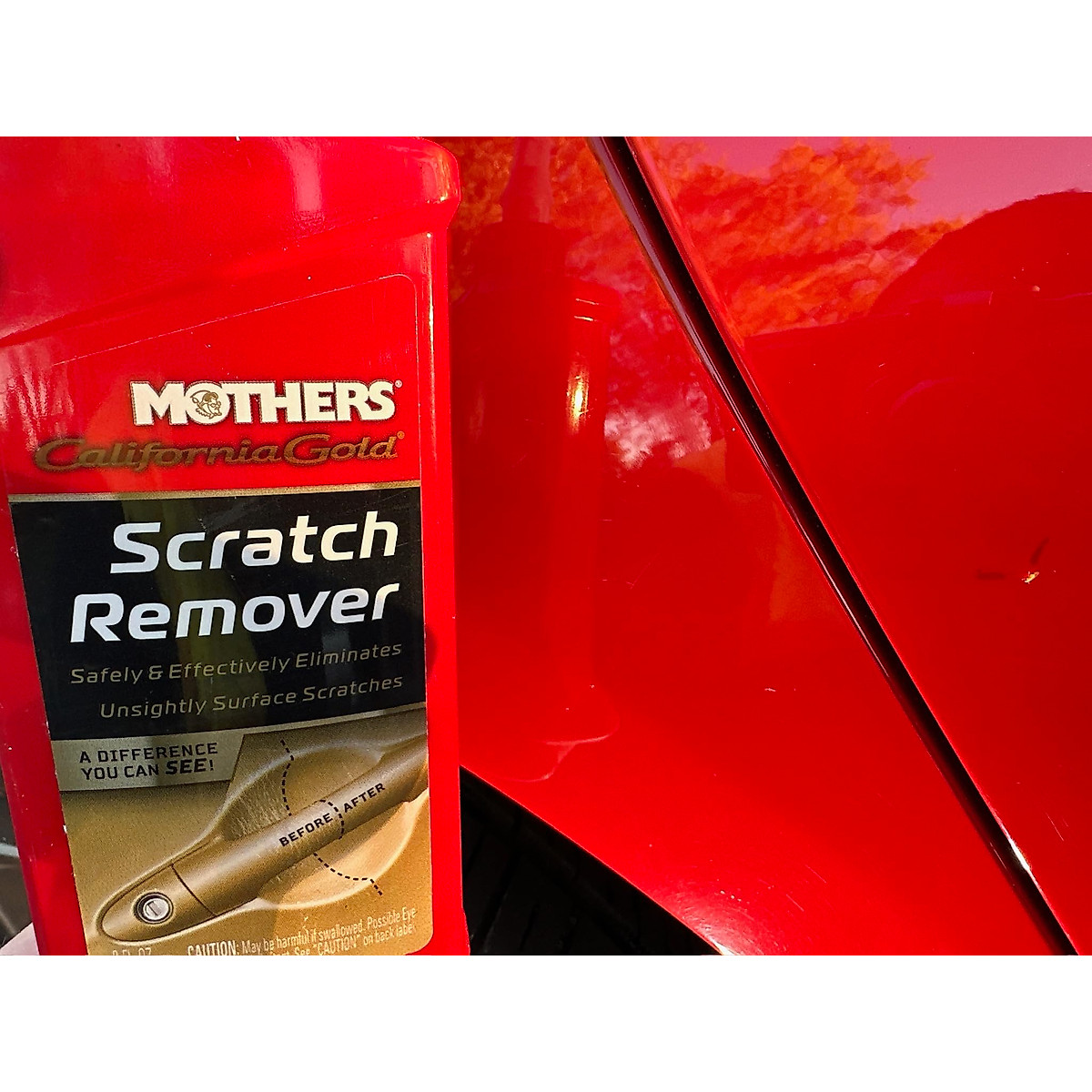 Mothers 08408 California Gold Scratch Remover - 8 oz.