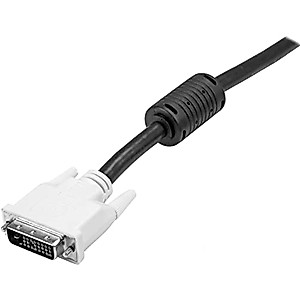 StarTech.com Dual Link DVI Cable - 10 ft - Male to Male - 2560x1600 - DVI-D Cable - Computer Monitor Cable - DVI Cord - Video Cable (DVIDDMM10)