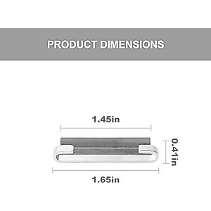 Recliner Pawl Cap for Lazy Boy Recliner Parts |Recliner Replacement Parts fit for La z boy-Lazyboy Recliner Rocker Ratchet Pawl Cap -Silver Galvanized Steel(6 pc)