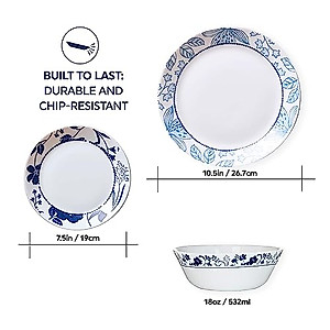 Corelle Everyday Expressions Rutherford 12-pc Dinnerware Set, Service for 4