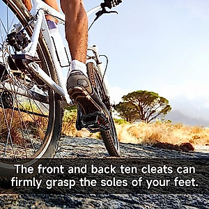 MTB Pedals Professional, Wide Paltform and Lightweight of Bicycle Pedals, Aluminum Alloy 9/16" Sealed Bearing Platform for MTB Bike (MTB Pedals)