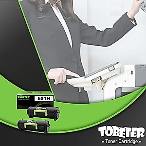 ToBeter Remanufactured 501H 50F1H00 High Yield Toner Cartridge for Lexmark MS310 MS312 MS315 MS410 MS415 MS510 MS610, MS310dn MS312dn MS315dn MS410dn MS415dn MS510dn Printer (up to 5,000 Pages)