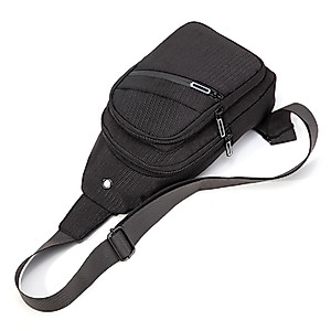 EVANCARY Small Crossbody Sling Bag Sling Backpack, Chest Bag Daypack Fanny Pack Cross Body Bag for Travel Outdoors Hiking