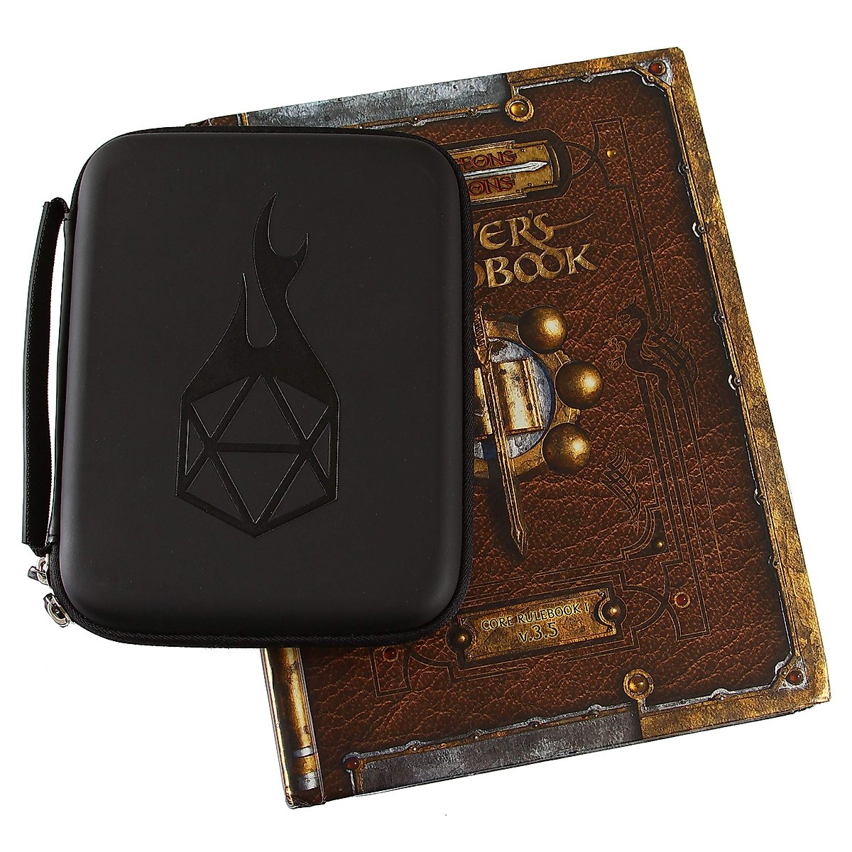 Forged Dice Co. Dice Storage Case with Foam Insert - Storage Box Holds 35 Individual Metal or Plastic Polyhedral Dice or 5 Sets of Dice - Display Case Works with DND and Dungeons & Dragons Game Dice