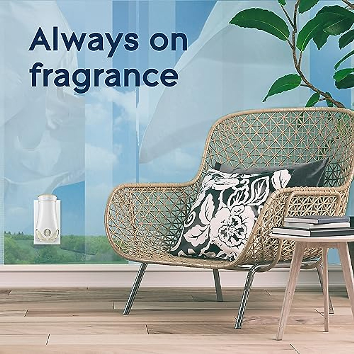 Glade PlugIns Refills Air Freshener, Scented and Essential Oils for Home and Bathroom, Clean Linen, 6.7 Fl Oz, 10 Count (Packaging May Vary)