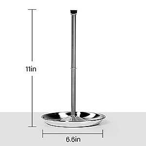Drincarier Wine Decanter Drying Stand with Silicone Head to Prevent Scratches-Detachable Shelf Decanter Rack Holder with Drip Catching Base, Decanter and Wine Glass NOT Included (Water Plate Type)…