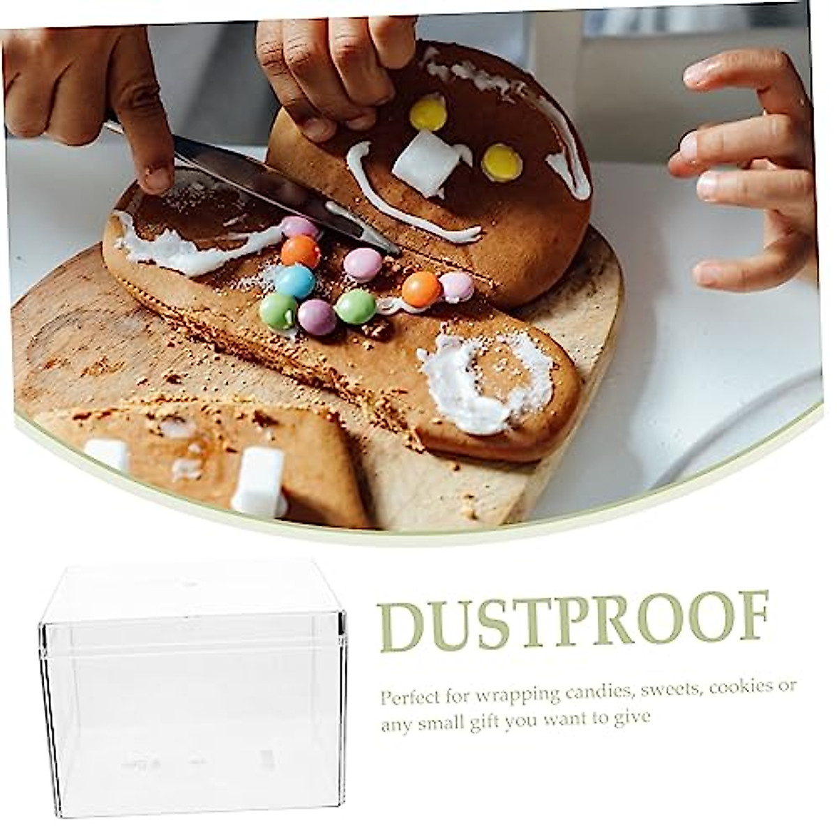 ULTECHNOVO 6pcs Boxes Transparent Mousse Box Mini Food Containers Cupcake Boxes Disposable Cake Containers Clear Cupcake Boxes Bakery Take Out Containers Toy Containers Transparent Box Ps Pie