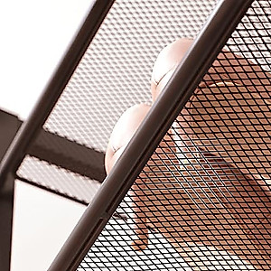 SONGMICS Shoe Rack, 2-Tier Stackable Shoe Storage Shelf, Flat or Angled Shoe Organizer, Metal Shoe Tower Stand for Closet Entryway, Bronze