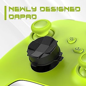 W&O Wireless Controller Compatible With Xbox One, Xbox Series X/S, Xbox One X/S、PC with 2.4GHZ Wireless Adapter Gamepad （Electric Volt）