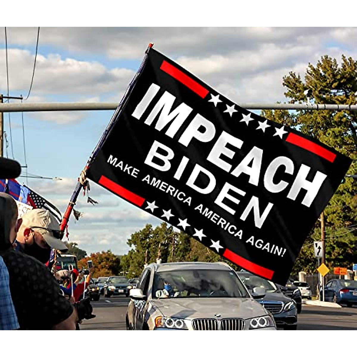 SOULBUTY Impeach Biden Flag 3x5-Make America America Again Flag 3x5-Double Stitched-Polyester with Brass Grommets