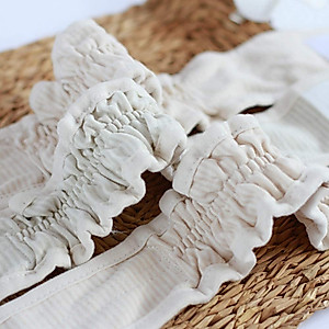 Topwon Cotton Baby Cloth Diaper Fastener Baby Belly Belt Diaper Fastener 6 Pack Belt Waist Support for Baby Reusable Washable Replaces Diaper Pins