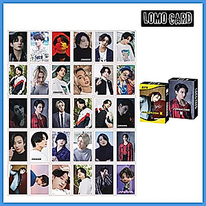 8 Pack/240 Pcs BTS Merchandise Lomo Card KPOP Photocards Butter Greeting Card with Postcards Box
