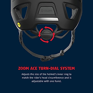 ABUS MoDrop MIPS Adult Mountain Bike Helmet, Velvet Black, Size L (59-61 cm)