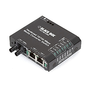 Black Box Network Services Hardened MC SWITCHES, MM, 12-VDC, ST