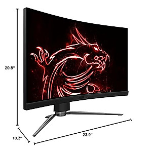 MSI MAG ARTYMIS 274CP, 27" Gaming Monitor, 1920 x 1080 (FHD), VA, 165Hz, FreeSync Premium, HDR Ready HDMI, Displayport, USB C, Tilt, Swivel, Height Adjustable