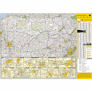 Pennsylvania Map (National Geographic Guide Map)