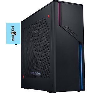 ASUS ROG Gaming Desktop PC, Small Form Factor (Intel i7-13700F 16-Core, GeForce RTX 4070 12GB, 64GB DDR5 RAM, 1TB PCIe SSD NVMe SSD, WiFi 6E, Bluetooth 5.3, Win 11 Pro) w/Dockztorm Hub
