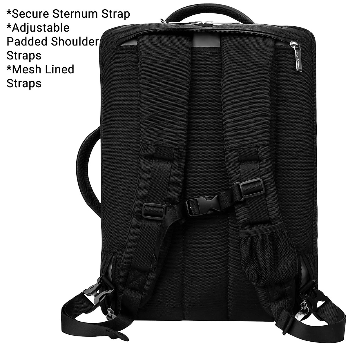 Vangoddy Slate 3-in-1 Universal 17.3 17-inch Laptop Backpack Shoulder Bag Briefcase (Blue)